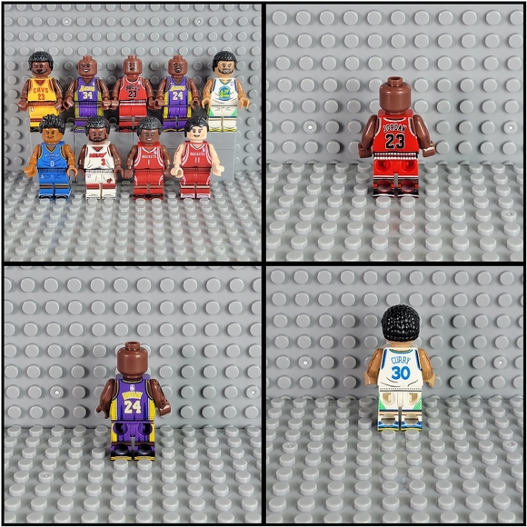 NBA | Toys | New Lot Of 9 Nba Lego Compatible Minifigures You Will ...